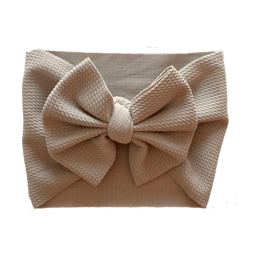 Bow Headwraps Big Baby Bows Solid Neutral Bold Colors scoots